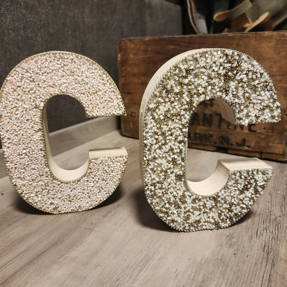 Pottery Barn Teen | Accents | Decorative Beaded Letter C Set | Poshmark